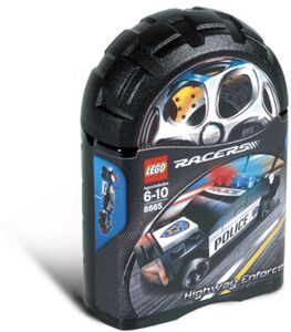 Lego Set: Highway Enforcer (Racers(Tiny Turbos) Leg:8665-1