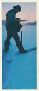 Postcard: Responsible work of a survey engineer (Soviet Union, USSR ...