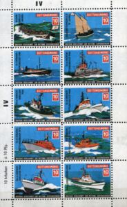Stamp: Ships IV (Germany, Federal Republic: Cinderella Stamps(Receipt ...