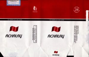 Cigarette Pack: Achalay (ArgentinaCol:AR-CT-1135