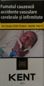 Cigarette Pack: Kent (RomaniaCol:RO-CT-0167