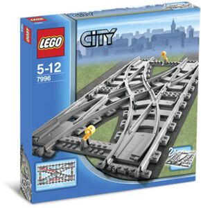 Lego Set: Crossover Track (City(Trains) Leg:7996-1