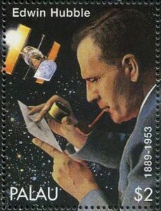 Stamp: Edwin Hubble (1893-1953) (Palau(Hubble Space Telescope) Mi:PW 1273