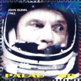 Stamp: John Glenn, 1962 (Palau(John Glenn's Return to Space) Mi:PW 1370 ...