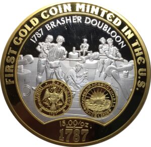 Token: 1787 Brasher Doubloon (United States of America(History of gold ...