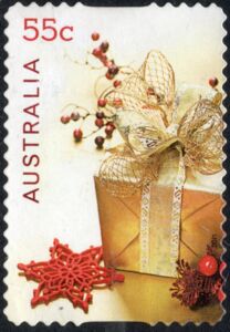 Stamp: Wrapped present 2011 (Australia(Christmas 2011) Mi:AU 3642IBA,Sn ...