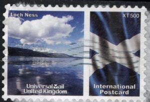 Stamp: Scotland Scottish Saltire Flag Loch Ness (Personalized & Private ...