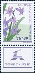 Stamp: Hyacinth (Hyacinthus orientalis) (Israel(Flower Definitives) Mi ...