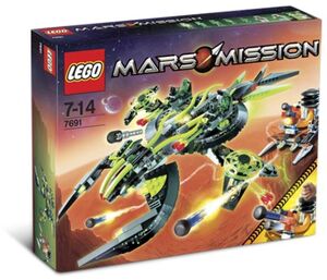 Lego Set: ETX Alien Mothership Assault (Space(Mars Mission) Leg:7691-1