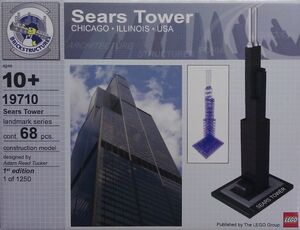Lego Set: Sears Tower (Architecture(Brickstructures) Leg:19710-1