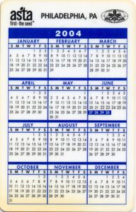 Pocket Calendar: Aosca - Asta first - the seed (United States of ...
