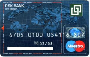 Bank Card: Dsk Bank Maestro World Blue - 01/06 (DSK Bank, BulgariaCol ...