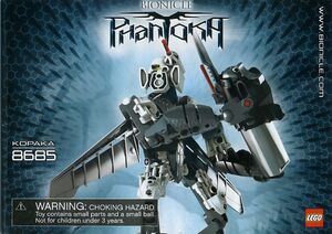 Lego Set: Toa Kopaka (Bionicle(Phantoka) Leg:8685-1