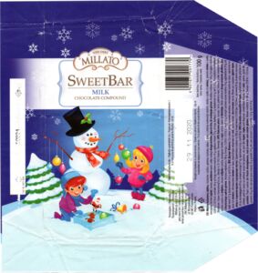 Chokoladeindpakning: Millato Sweet Bar Milk Chocolate Compound (ZWC ...