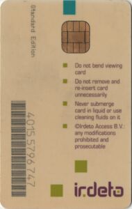 Functional Card: Epsilon Card - Irdeto (TV Access, Worldwide) (Irdeto ...