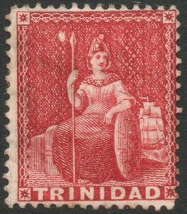 Stamp: Seated Britannia without Face Value (Trinidad(Seated Britannia ...