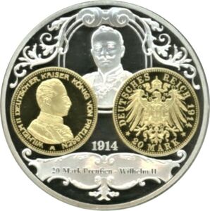 Token: 100th Anniversary of Wilhelm II Death (Germany, Federal Republic ...