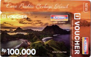 Gift Card: Senja Pulau Padar (Indomaret, Indonesia(Rp.100.000) Col:ID ...