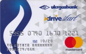 Bank Card: MasterCard Debit (Ukrgasbank, UkraineCol:UA-MC-0587.05