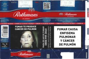 Cigarette Pack: Rothmans Red 2018 (Argentina(Rothmans Red 2018) Col:AR ...