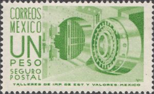 Stamp: Vault (Mexico(Insured Letter Stamps) Mi:MX PVZ17I,Sn:MX G17,Yt ...