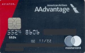 Bank Card: Aviator. American Airlines AAdvantage. World Elite (Barclays ...