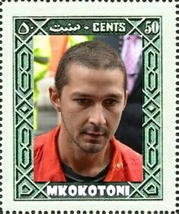 Stamp: Shia LaBeouf (Tanzania: Illegal Stamps(Mkokotoni) Col:ZB-MK 2021 ...