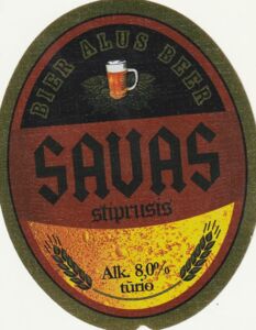 Drink Label: Savas alus (Ragutis, AB, LithuaniaCol:LT-BEER-000824 🏷️