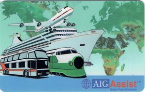Functional Card: AIG Assist (Insurance, Kazakhstan(AIG) Col:KZ-AIG-001 A