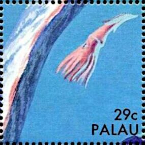 Stamp: Octopus (Palau(Prehistoric Animals and Legendary Sea Life) Mi:PW ...