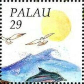 Stamp: Jonah and the Whale 5 (Palau(Jonah and the Whale) Mi:PW 665,Yt ...