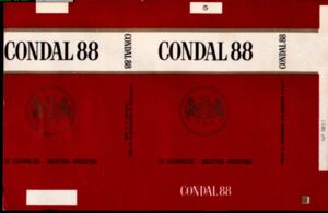 Cigarette Pack: Condal 88 (ArgentinaCol:AR-CT-1297