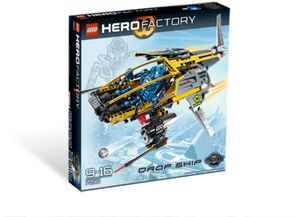 Lego Set: Drop Ship (Hero Factory(Rise of the Rookies) Leg:7160-1