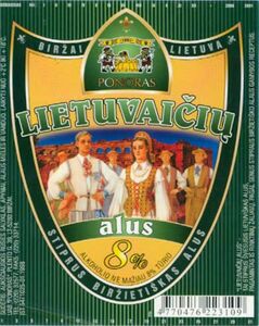 Drink Label: Lietuvaiciu alus (UAB Ponoras, LithuaniaCol:LT-BEER-000991