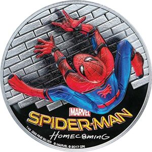 Coin: 100 Dollars (Spider-Man Homecoming) (Cook Islands(2017 - Spider ...