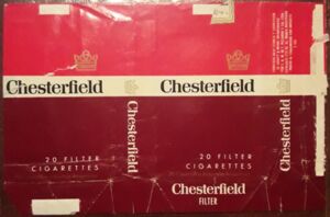 Cigarette Pack: Chesterfield Filter (Argentina(Chesterfield Filter) Col ...
