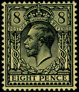 Stamp: King George V (United Kingdom of Great Britain & Northern ...