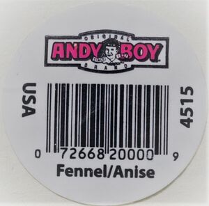 Fruit Sticker: Andy Boy Fennel/Anise 4515 (United States of AmericaCol ...