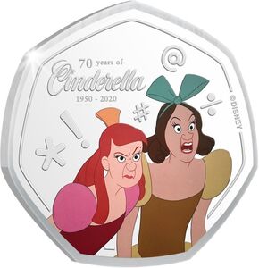 Coin: 25 Cents (Cinderella - Double Trouble) (Cook Islands) (2020 ...