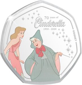 Coin: 25 Cents (Cinderella - Fairy Godmother) (Cook Islands(2020 ...