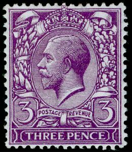 Stamp: King George V (United Kingdom of Great Britain & Northern ...