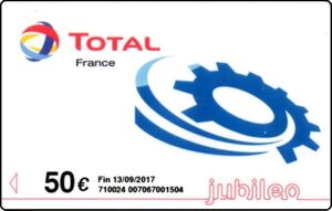 Gift Card: Total (Total, France) (Total) Col:FR-Total-45a