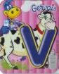 Meal Toy: Letter V (Magnets, France(Animals on a pink background (non ...