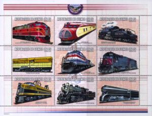 Stamp: Locomotives of the World (Guinea(Locomotives of the World (2000 ...