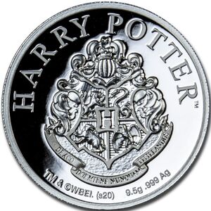 Coin: 1 Pound (Harry Potter School Crests - Hogwarts) (Gibraltar(2020 ...