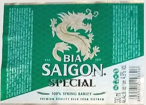 Drink Label: Bia Saigon Special (SABECO-Saigon Beer Alcohol Beverage ...