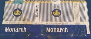 Cigarette Pack: Monarch (ChileCol:CL-CT-0080