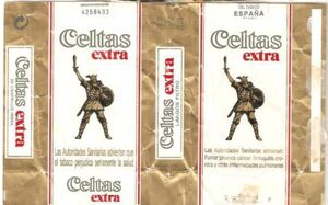 Cigarette Pack: Celtas Extra (SpainCol:ES-CT-0179