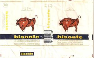 Cigarette Pack: Bisonte (SpainCol:ES-CT-0180