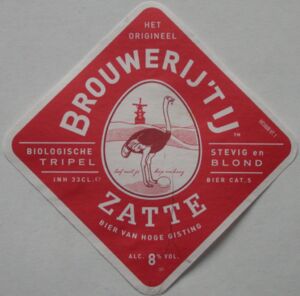 Drink Label: Brouwerij t'IJ Zatte (vandeStreek bier, NetherlandsCol:NL ...